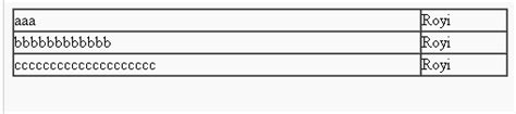 Css Html Table With 100 Width But With Growing Td Stack Overflow