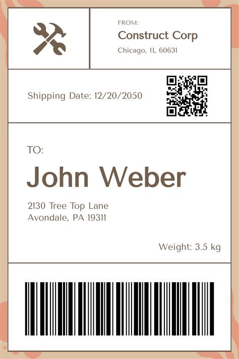 Free Fragile Shipping Label Template To Edit Online
