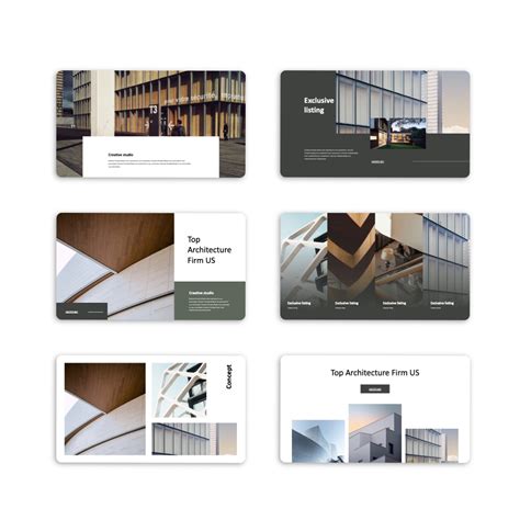 Architecture Presentation Layout Template