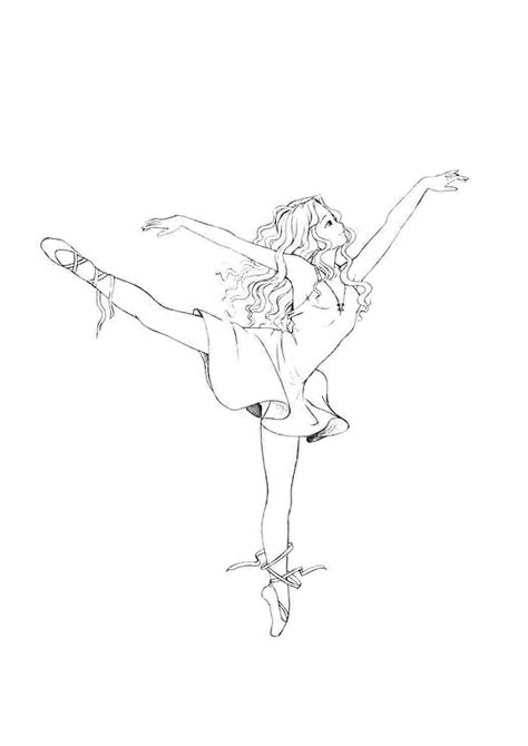 Раскраски раскраски для девочек балерины Бесплатные раскраски