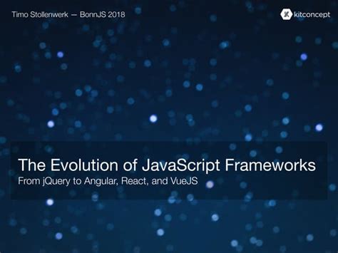 The Evolution Of Javascript Frameworks Pdf