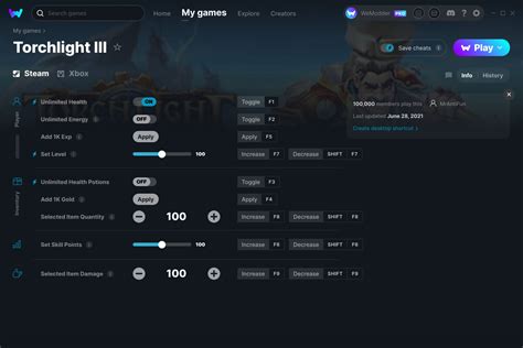 Torchlight Iii Cheats And Trainer For Xbox Trainers Wemod Community