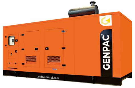 Genset Genpac Open Silent Perkins 750 Kva Gp750 Central Diesel