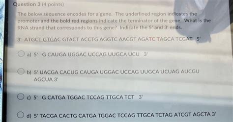 solved the below sequence encodes for a gene the underlined