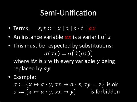 Ppt Anchored Semi Unification Powerpoint Presentation Free Download Id2471547