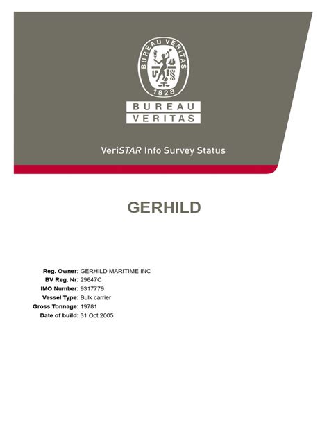 Class Status Report Pdf Ships Oil Tanker