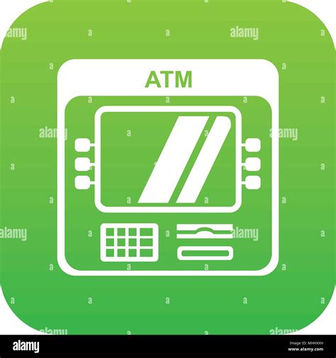 Computer Icon Green Vector Stock Vector Image Art Alamy