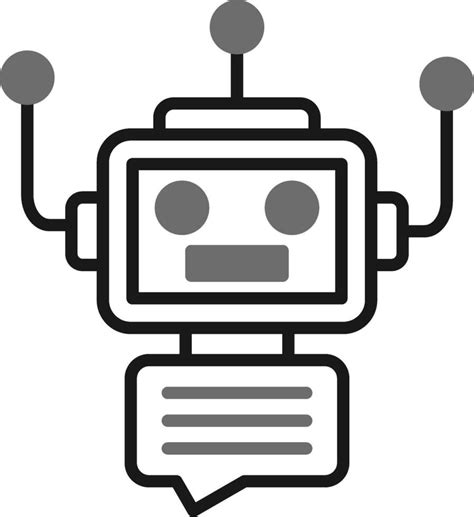Chatbot Vector Icon Vector Art At Vecteezy