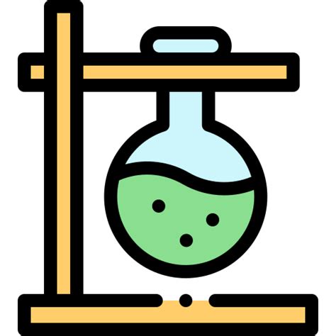 Flask Detailed Rounded Lineal Color Icon