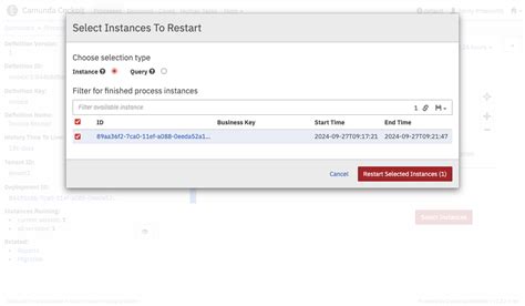 instance restart