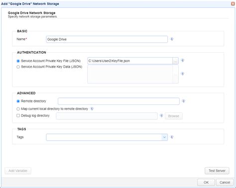 Google Drive Network Storage