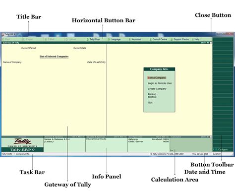Screen Components Of Tally Tally Point
