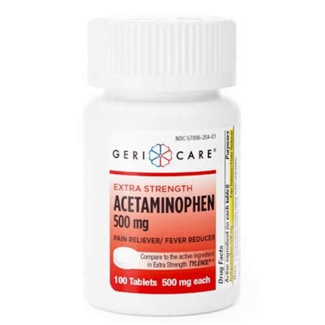 Gericare Extra Strength Acetaminophen Tablets At