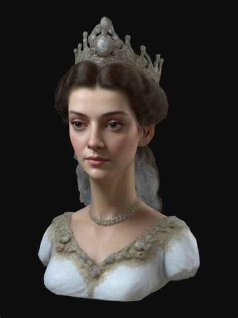 Kaiserin Sissi Head Portrait Ultra Realiste Download Free 3d