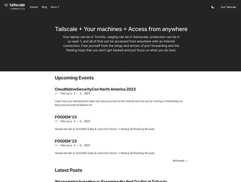 Limit Events To On The Homepage Issue Tailscale Dev Tailscale