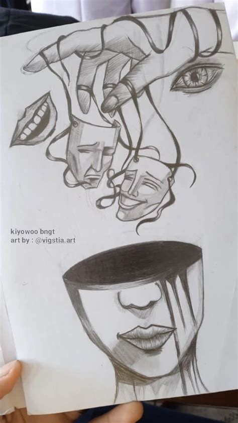 Gambar Menggunakan Pensil