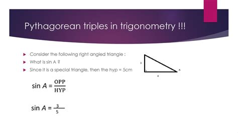 Pythagorean Triples Ppt Download
