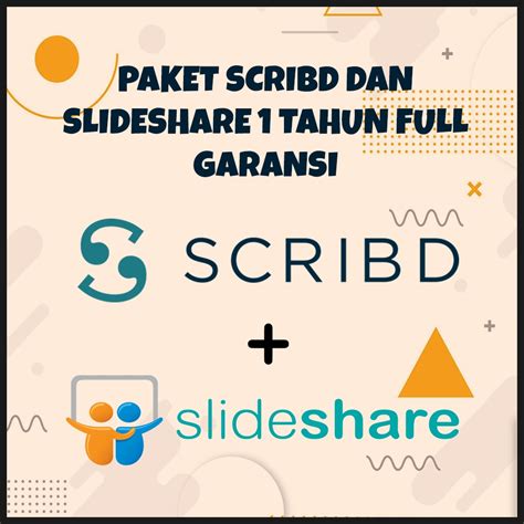 Jual Scribd Dan Slideshare 1 Tahun Full Garansi Shopee Indonesia
