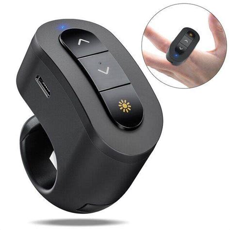 Wireless Presenter Red Light USB Pointer Remote Control RF Rechargeable