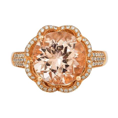 18 Karat Gold Open Rose Cut Diamond Ring For Sale At 1stdibs