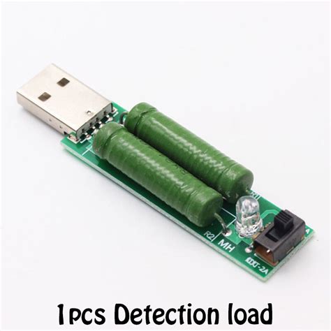 2a 1a Discharge Aging Resistor Usb Power Adapter Usb Charging Current Detection Load Tester Lazada