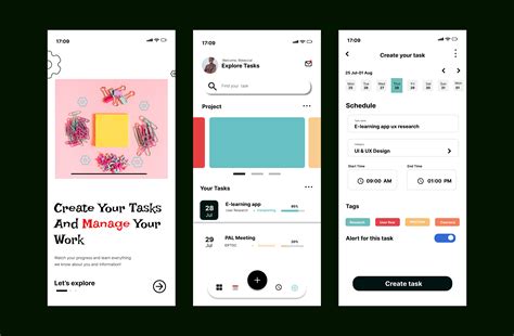 Task Management App Ui On Behance Task Management App Ui On Behance