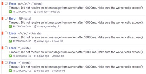 datacloneerror failed to execute postmessage on window errorevent