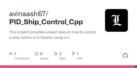 github avinaash67 pid ship control cpp this project provides a basic idea on how to control a
