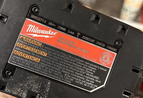 Where Is The Serial Number On A Milwaukee Battery