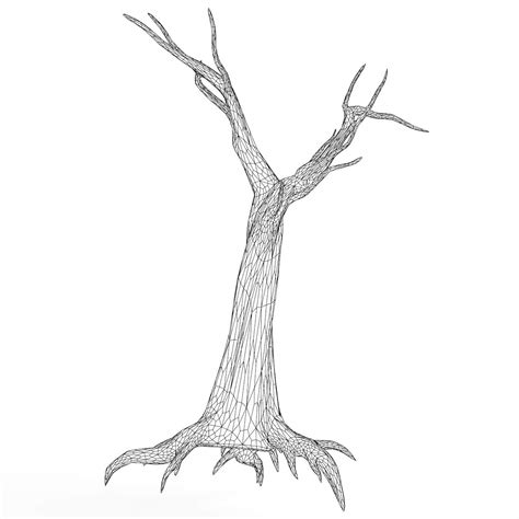 Cartoon Tree Trunk 02 3d Model By Treeworld3d