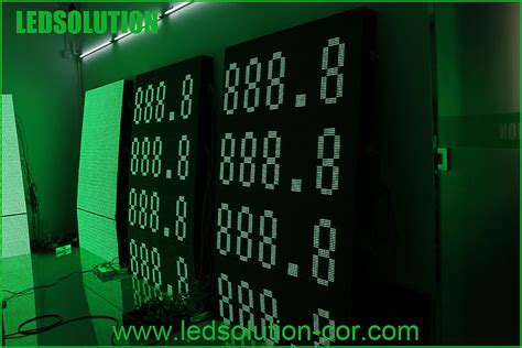 Gas Price Led Sign Ledsolution Ledsolution Led Display Led Screen