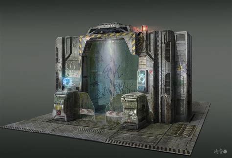 Fps Sf Military Base Gate Concept Desgin By Ha Min Gate Design