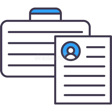 Cv Document File Stock Illustrations Cv Document File Stock Illustrations Vectors