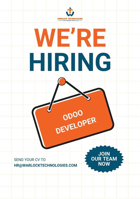 hiring odoodeveloper techjobs joinourteam odoo python