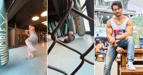 Tiger Shroff Excels In Double Flying Kick While His Trainer Fails Miserably