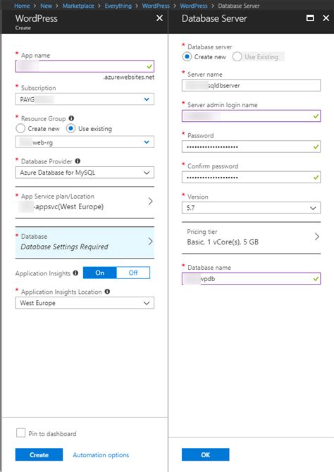 wordpress blog on azure full setup guide