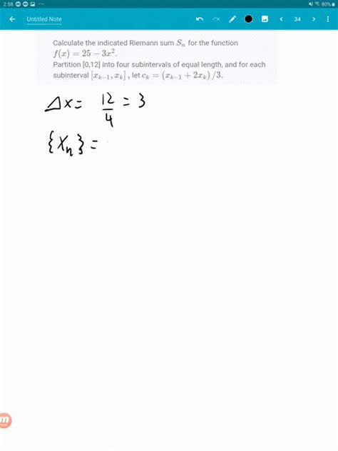solved calculate the indicated riemann sum sn for the function f x 25