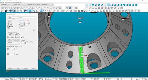 Auto Feature Plane On An Angled Surface PC DMIS For CMMs PC DMIS
