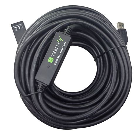 Cablu Profesional Prelungitor Usb Gen M Activ Super Speed Gbps Techly Icur G