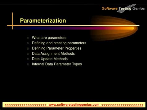 Ppt Parameterization Advanced Vuser Scripts In Hp Loadrunner