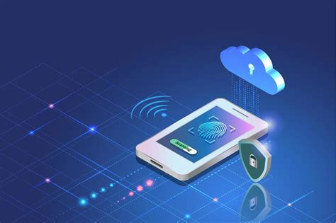 Biometrics Security Fingerprint Scanning Sccess To Cloud Computing On