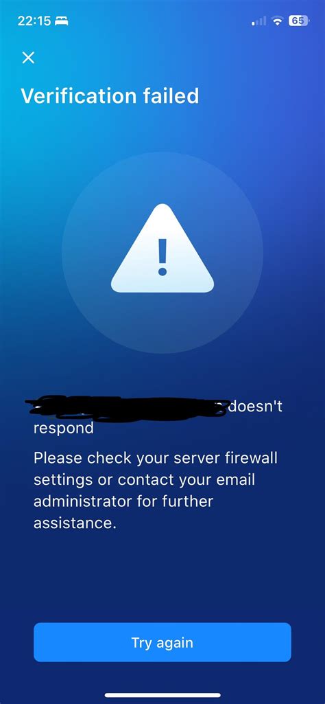 Verification Failed R Sparkmail