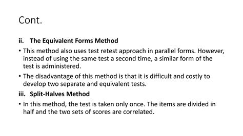 Reliability And Validity Pptx
