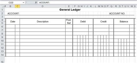 Free Ledger Statement Formats Excel Word Excel Formats