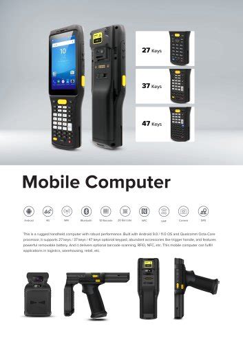 Rt72 Android Pda Barcode Scanner Uhf Rfid Reader Handheld Data Collector Shenzhen Rugline