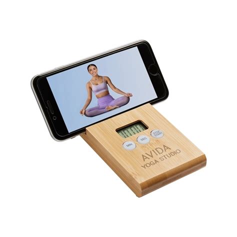 Promotional Home And Table Bamboo Timer And Stand