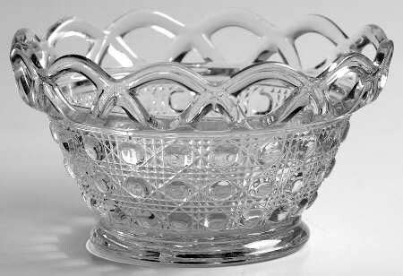 Imperial Glass Lace Edge Vintage Glassware