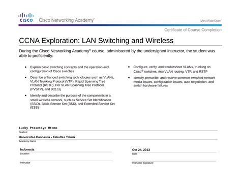 Cisco Lan Switching Wireless Ppt