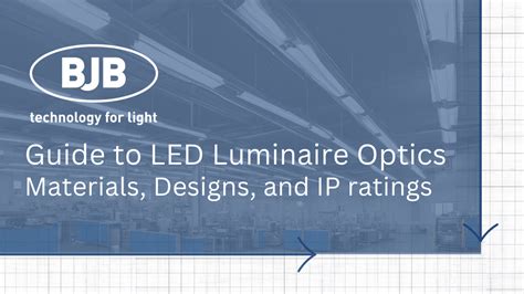 Guide To Led Luminaire Optics Materials Designs And Ip Ratings