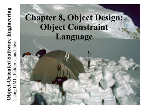 Ppt Chapter 8 Object Design Object Constraint Language Powerpoint